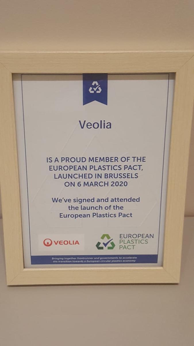 Veolia ondertekent het Europees Plastic Pact (European Plastics Pact ...